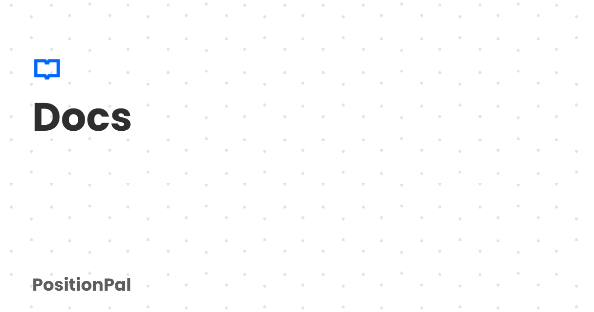 Docs | PositionPal